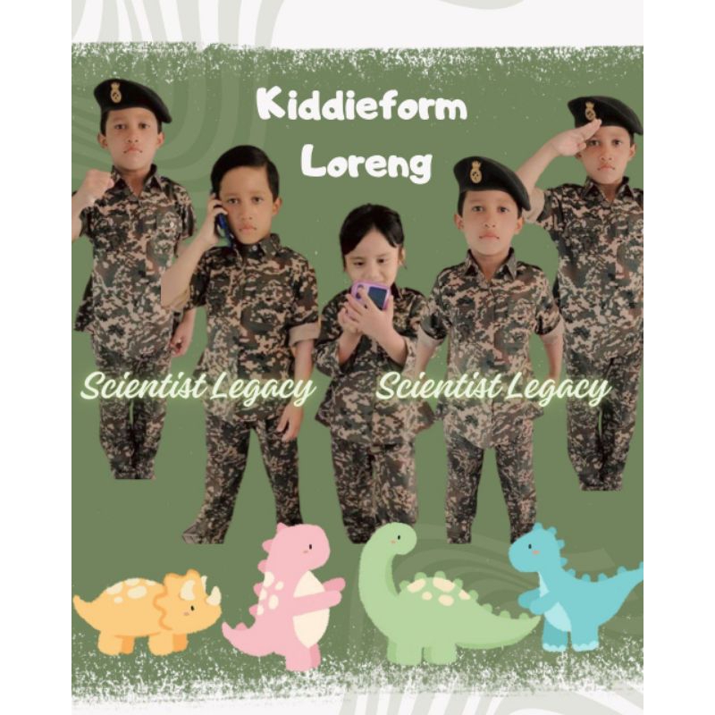 [Army kids] Baju Loreng Budak Tentera Budak | Shopee Malaysia