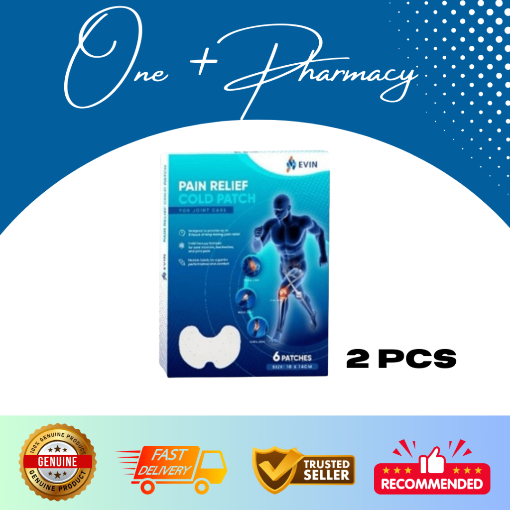 Evin pain relief cold patch for joint care 10x14cm (2PCSx3) | Shopee ...