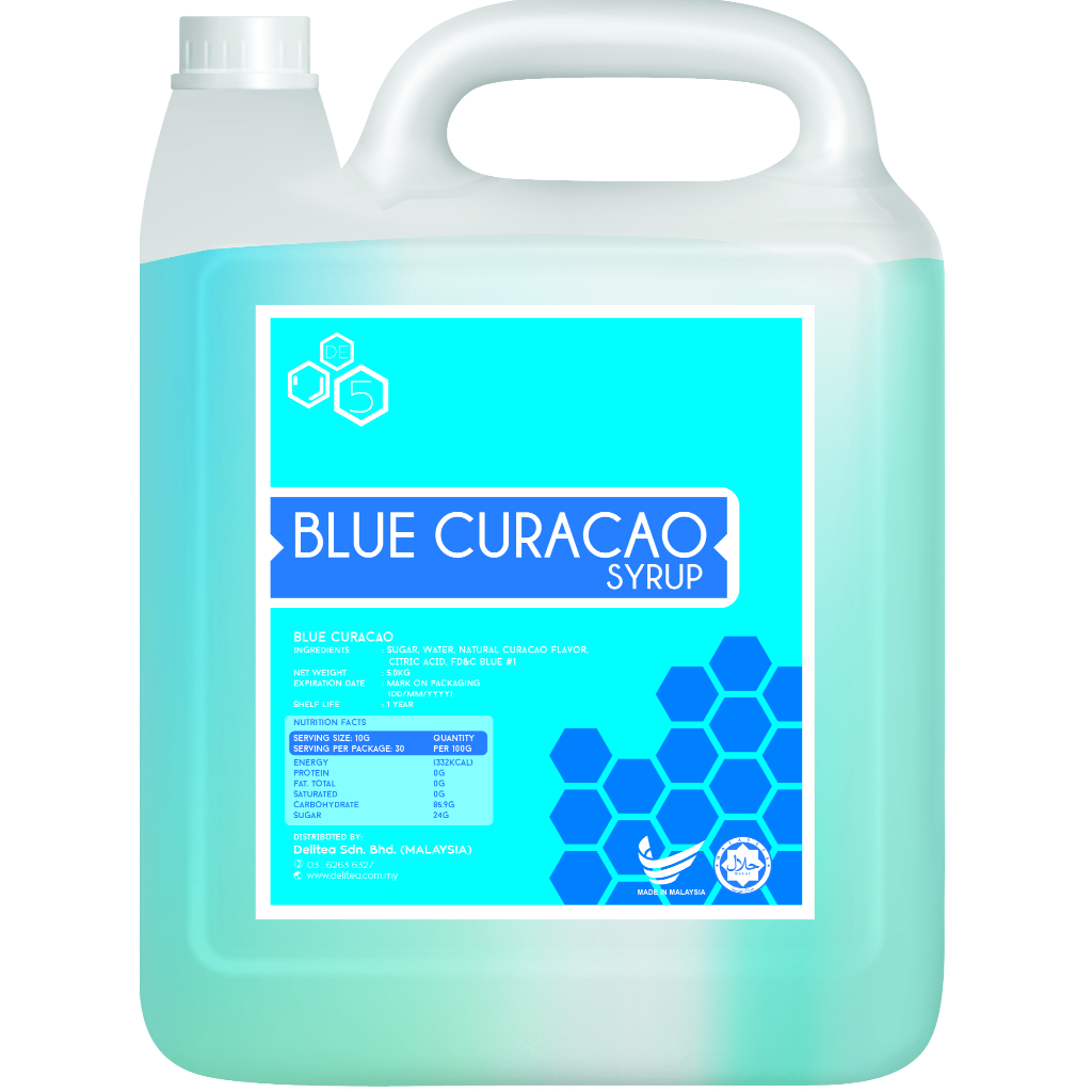 BLUE CURACAO FRUIT JUICE CONCENTRATE 5KG / MINUMAN BALANG / DRINK BASE ...