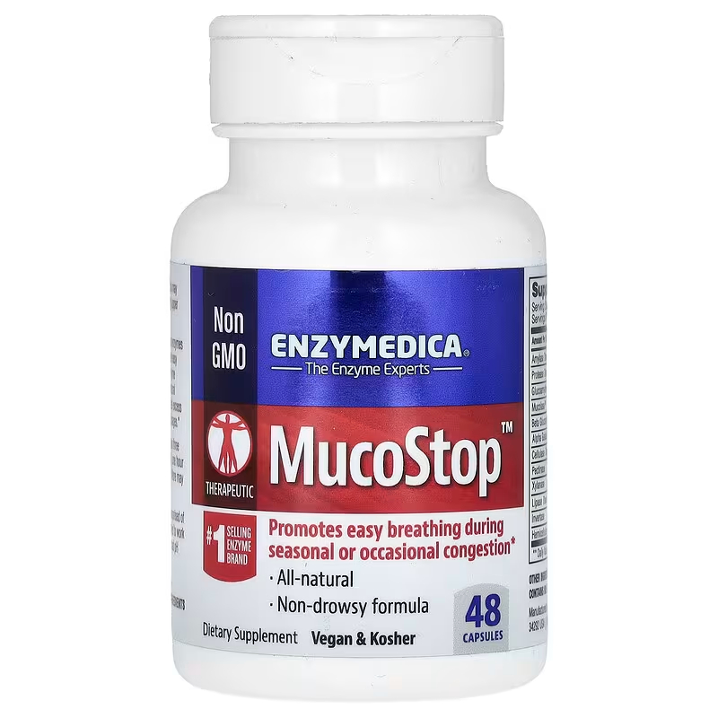 Enzymedica, MucoStop, 48 / 96 Capsules | Shopee Malaysia