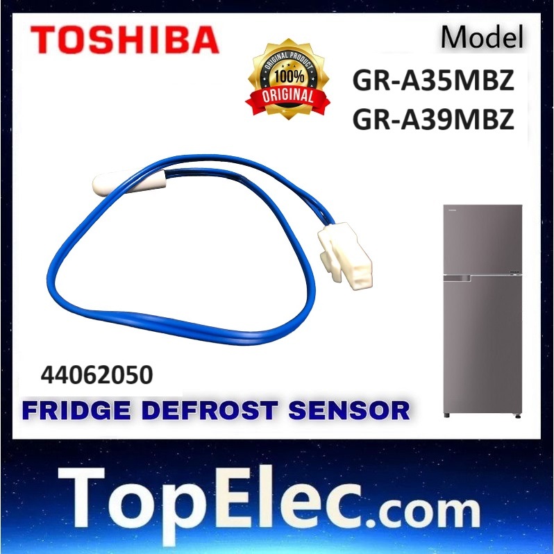 (100% ORIGINAL) TOSHIBA FRIDGE Defrost Sensor GR-A35MBZ / GR-A39MBZ Defrost Sensor 44062050 peti ...