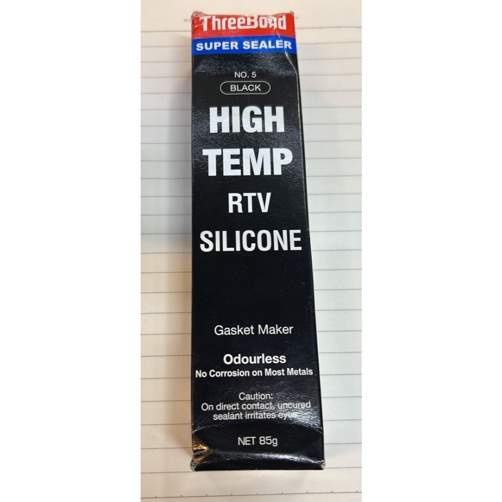 THREEBOND THREE BOND SUPER SEALER NO.5 NO 5 BLACK HIGH TEMP HI TEMP 85G ...