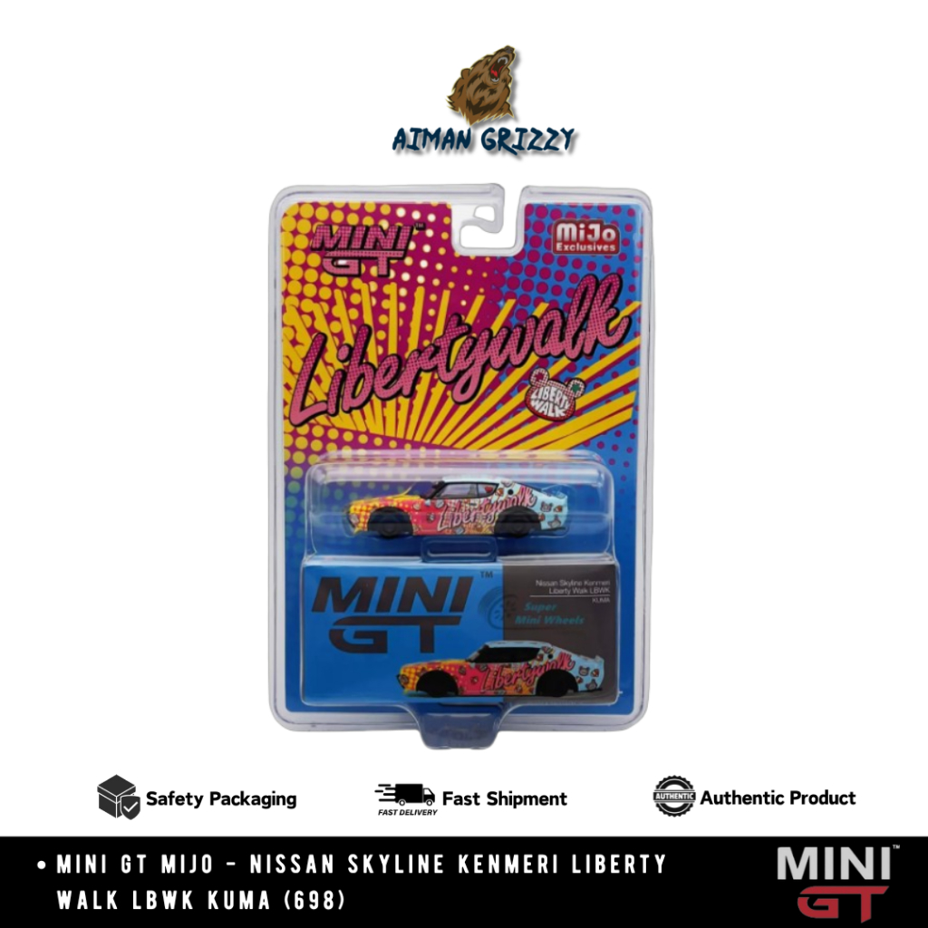 Mini GT #698 Nissan Skyline Kenmeri Liberty Walk LBWK Kuma | Shopee ...
