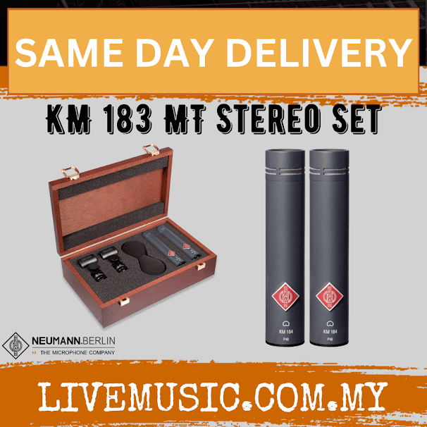 Neumann KM 183 Small Diaphragm Omnidirectional Condenser Microphone ...