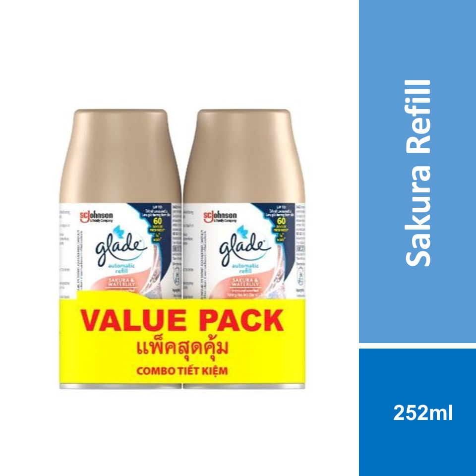 Glade Autospray Sakura Refill 252ml x 2 [Twinpack] | Shopee Malaysia