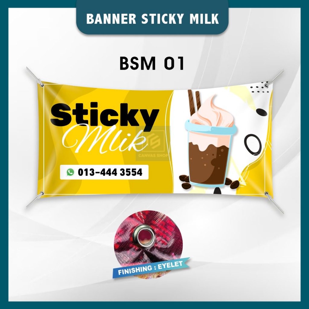 🔥HOT SALE🔥 BANNER BANNER STICKY MILK | SIAP CEPAT & MURAH | Shopee Malaysia