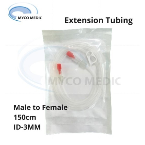 Extension Tubing 150 CM - Male To Female Connector with/without Robert ...