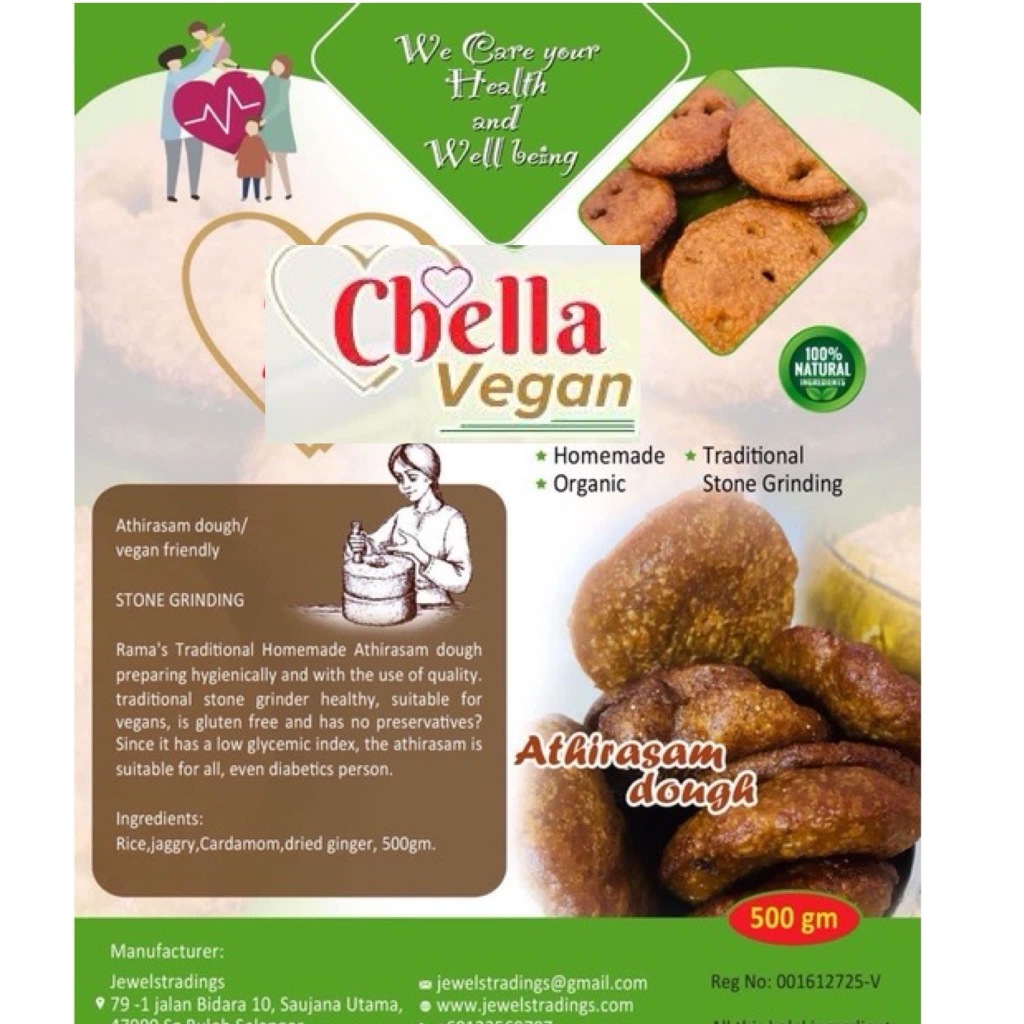 Chella's Fluffy Premium Athirasam Dough - 500g | Pure Vegetarian | Shopee Malaysia