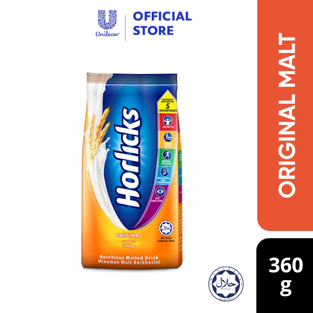 Horlicks Original Nutritious Malted Drink (360g) | Shopee Malaysia