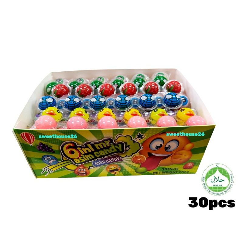 6 in 1 Mr Asim Soft Gummy Candy 30pcs Halal | Shopee Malaysia