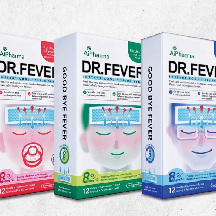 AiPharma Dr. Fever Patch - Adult/Children/Infant (12's) | Shopee Malaysia