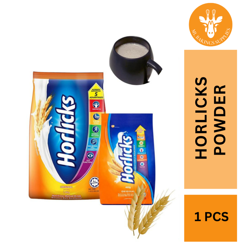[READY STOCK] HORLICKS ORIGINAL Nutritious Malted Drink 200g/360g/900g/1.65kg | Shopee Malaysia