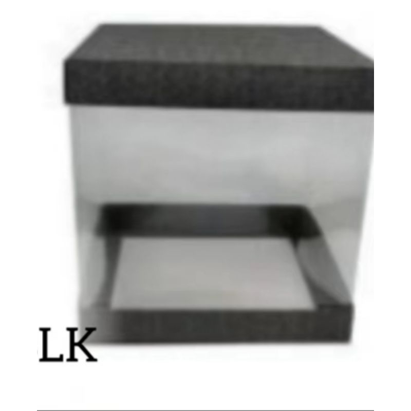 DIY Kotak Hadiah PVC box M 10x10x10 transparent Eksklusif Berkilau ...