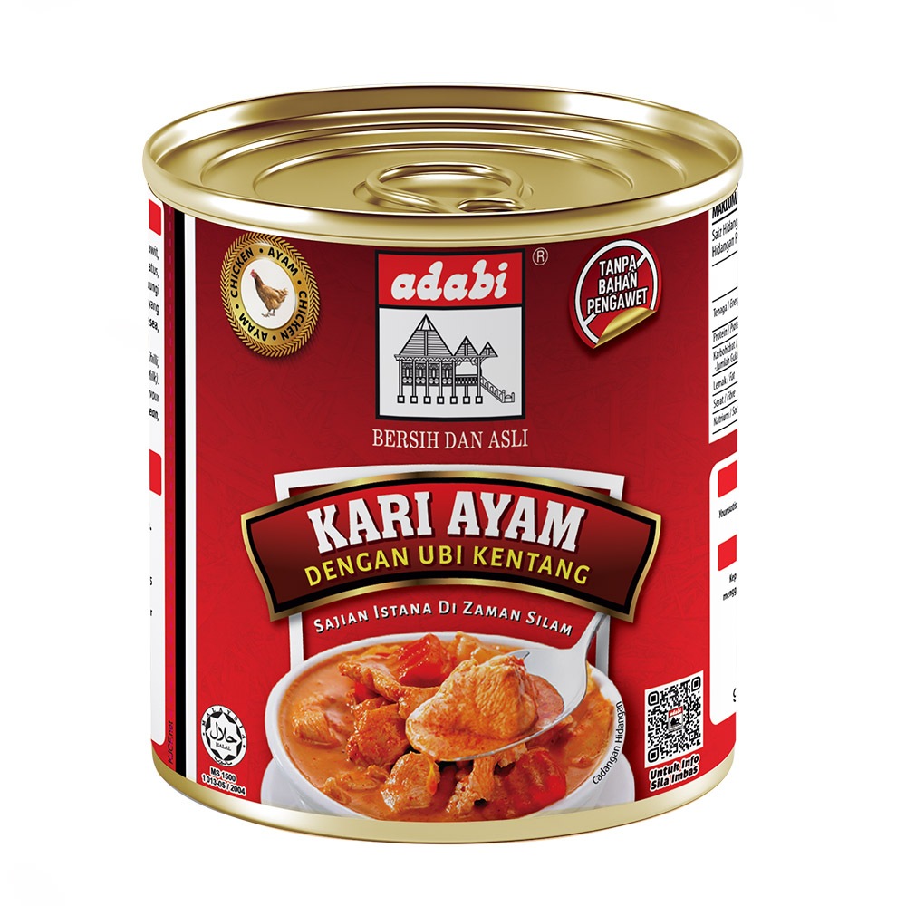Adabi Kari Ayam 280g | Shopee Malaysia