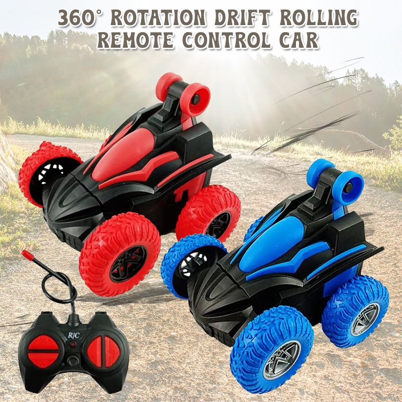 GOOGOO BIRD 360° Rotation Remote Control Drift Rolling Car Stunt Car ...