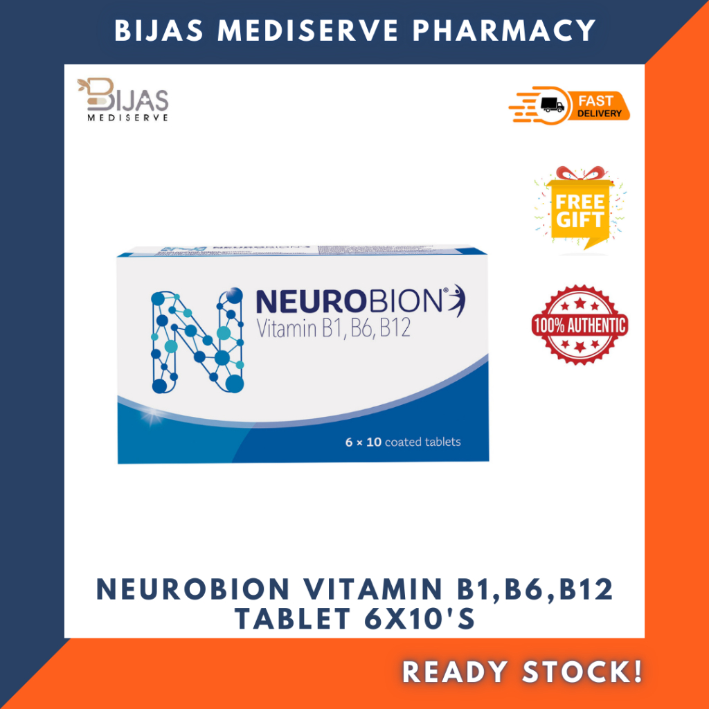 NEUROBION TABLET 10'S X 6 - VITAMIN FOR NERVE | Shopee Malaysia