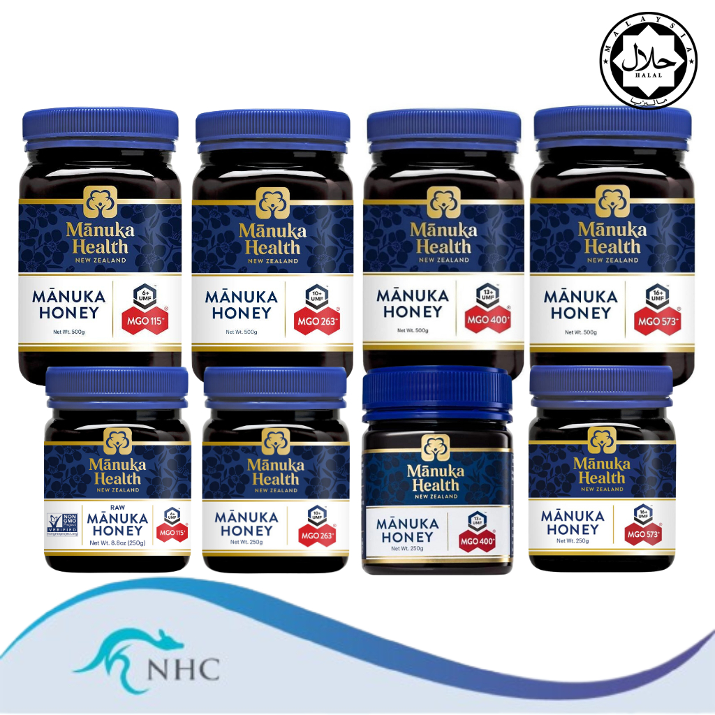 Manuka Health Manuka Honey MGO 115+, MGO 263+, MGO 400+ & MG0 573 ...