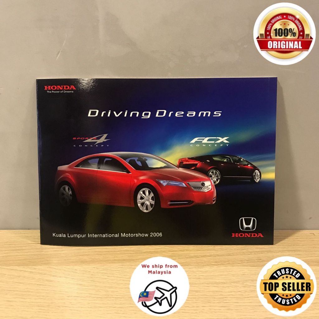 Honda Driving Dreams Catalog / Catalogue Collection 100% Original Use ...