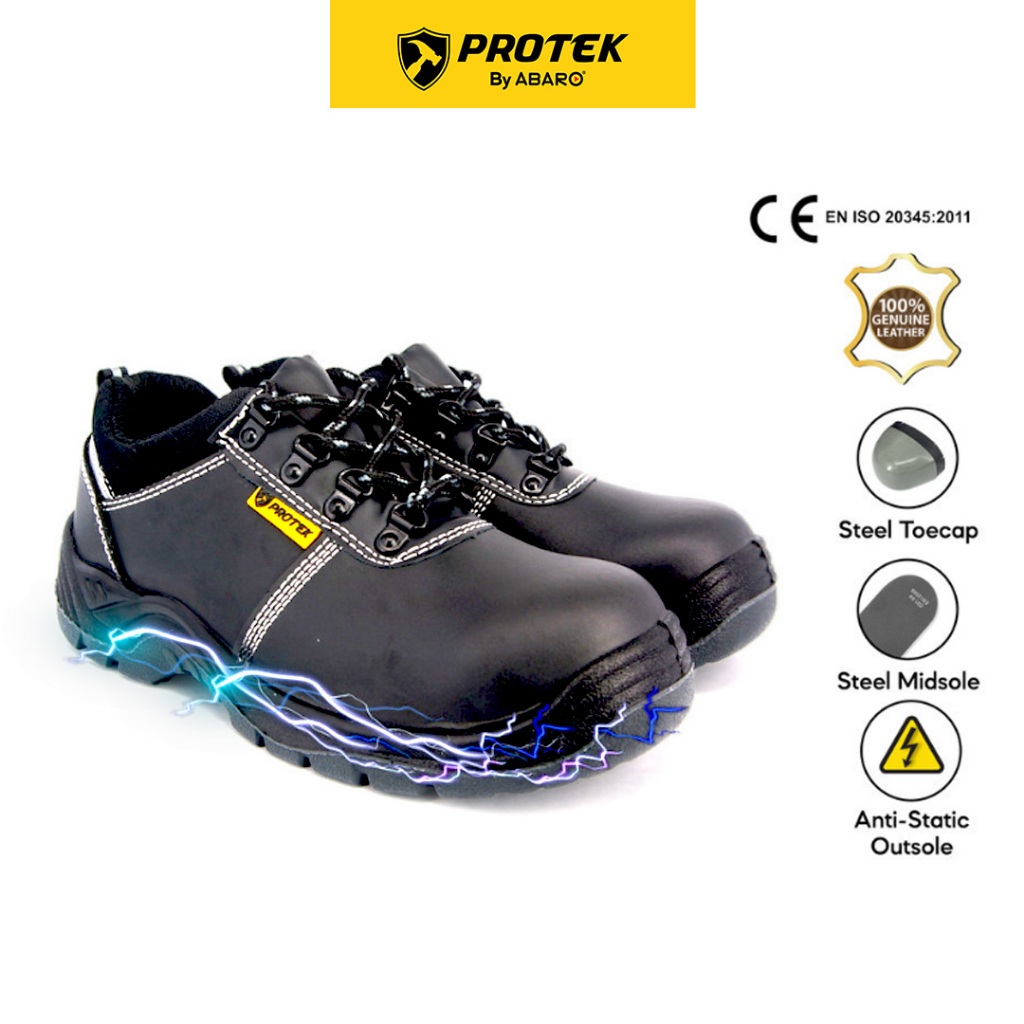 ABARO Genuine Leather Anti-Static Safety Boots SFA755E5 PROTEK Safety ...