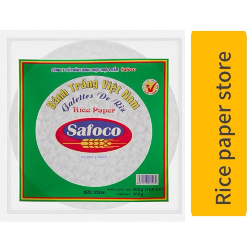 Vietnamese rice paper 22cm x 300g / Kulit propiah vietnam spring ( bánh ...