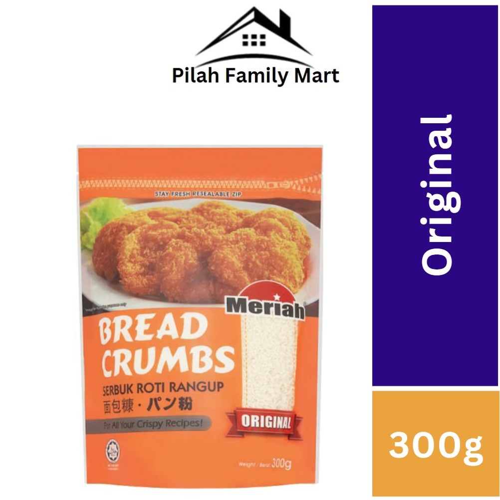 Original MERIAH Bread Crumbs Serbuk Roti Rangup 300g | Shopee Malaysia