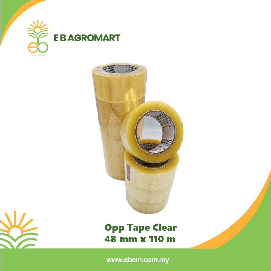 DAICHII OPP Tape 48 mm x 110 m (1 box / 90 pcs) | Shopee Malaysia