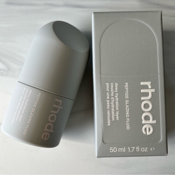 Rhode Peptide Glazing Fluid Dewy Hydration Primer Base Light Gel Serum ...