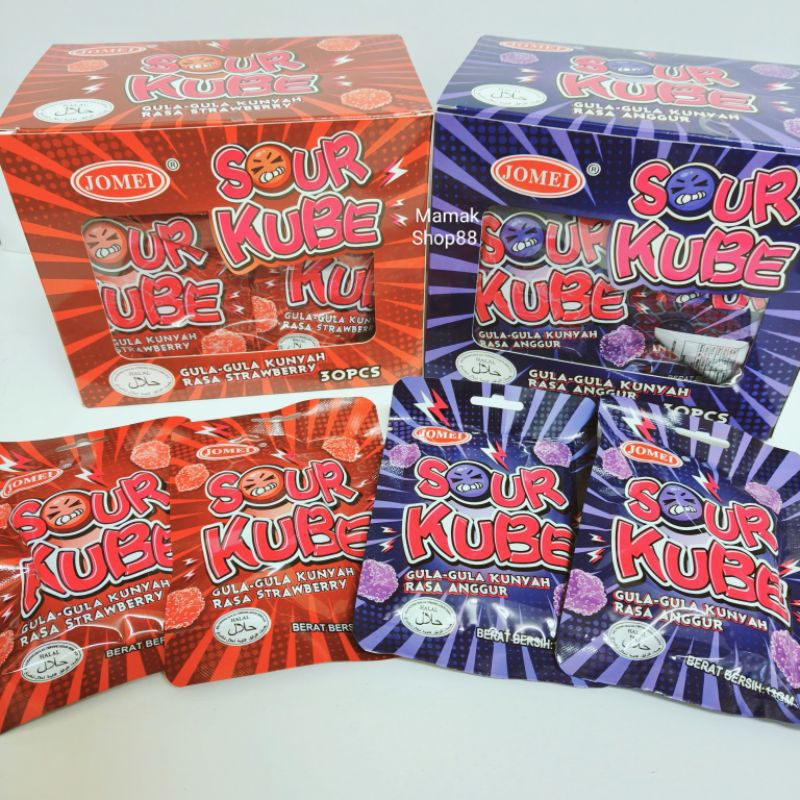 (JOMEI) Sour Kube Candy / Gula-gula Kunyah | Shopee Malaysia