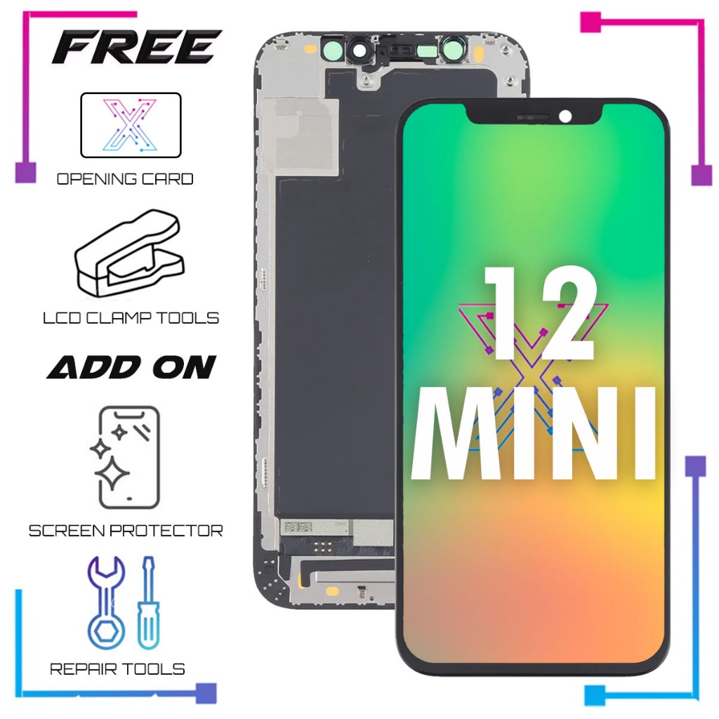 Lcd Compatible For IP 12 Mini (With Touch Screen Display) | Shopee Malaysia