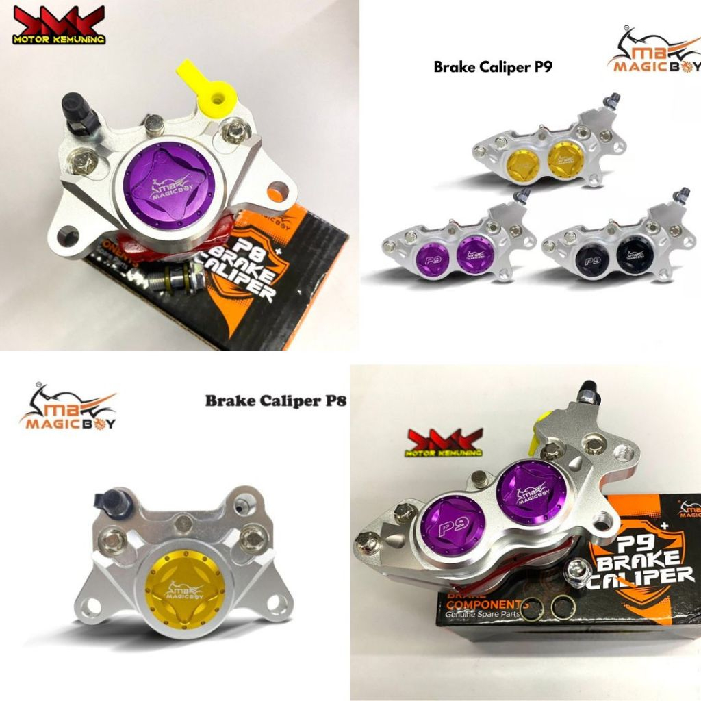 MAGICBOY CALIPER P9(FRONT/DEPAN) & P8(REAR/BELAKANG)LC135 Y15 Y16 Y125 ...