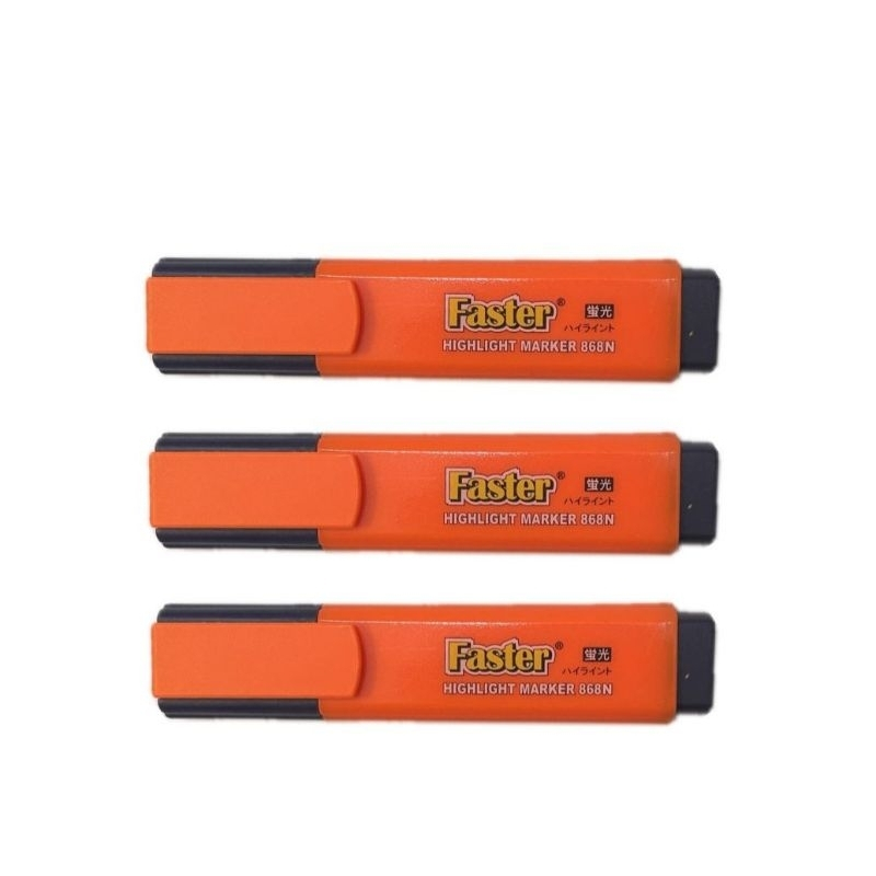 Faster highlighter Orange | Shopee Malaysia