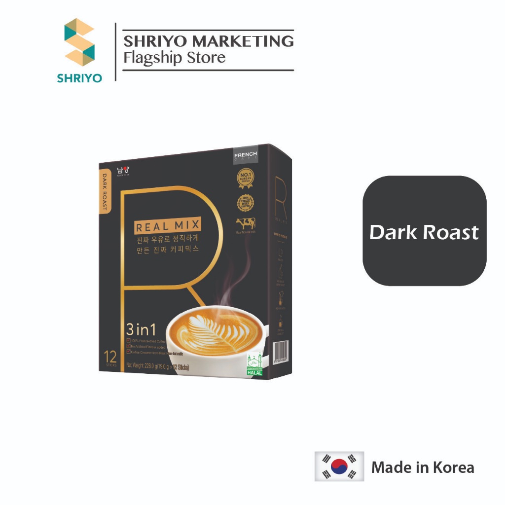 French Cafe Real Mix Dark Roast 3 IN 1 Box | Shopee Malaysia
