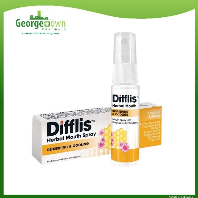 DIFFLIS HERBAL MOUTH SPRAY 15ML | Shopee Malaysia