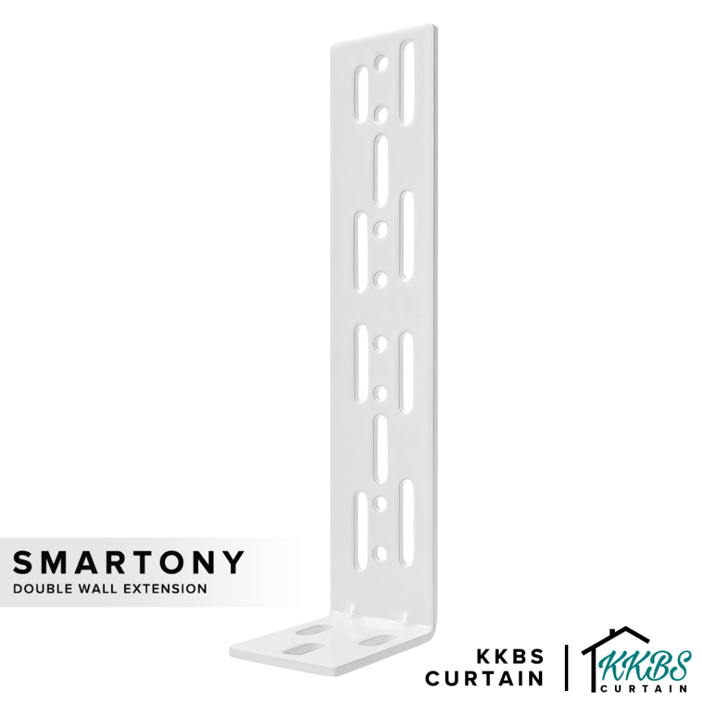 KKBS CURTAIN Smartony Motorised Wi-Fi Curtain Track Double Wall ...