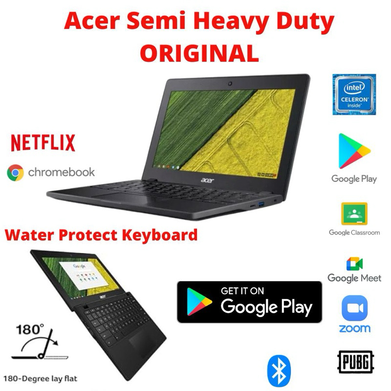 Acer C733 Heavy Duty 32GB Chromebook 4GB Ram SSD Slim / Speaker Nice 🔊 ...