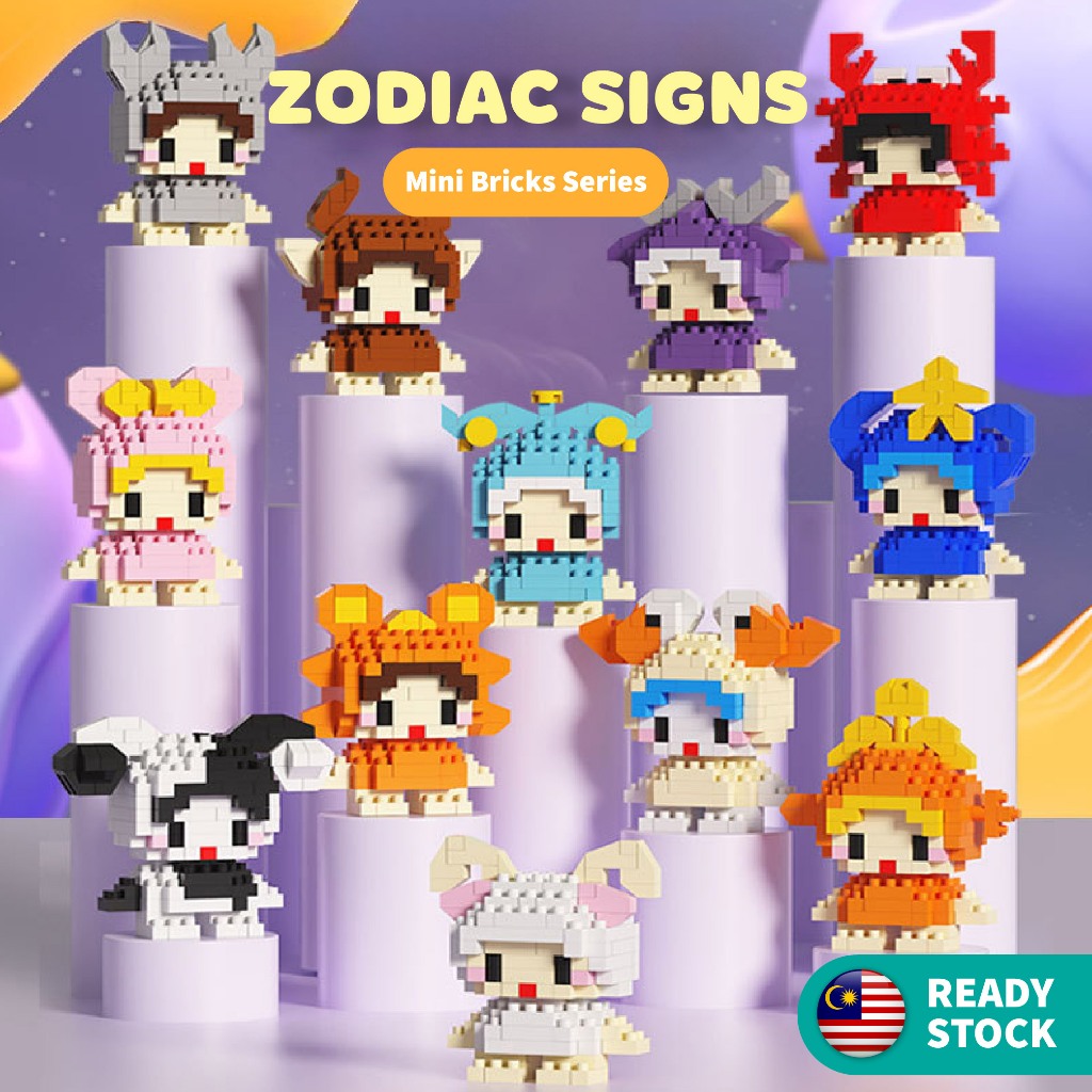 Mini Cute Cartoon Nano Bricks Building Block Kid Toys Gifts Decoration Ready Stock Malaysia ...