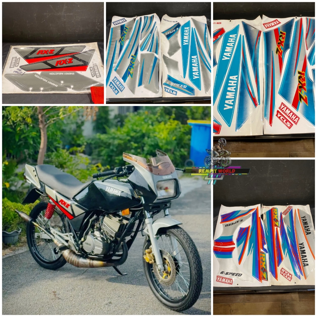 STICKER BODY MOTOR YAMAHA RX-Z STICKER MOTOR RXZ BODY STIKER ...