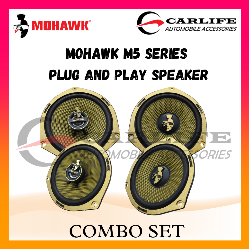 Mohawk M5 Series Combo Set Plug and Play Speaker for Perodua / Proton ...