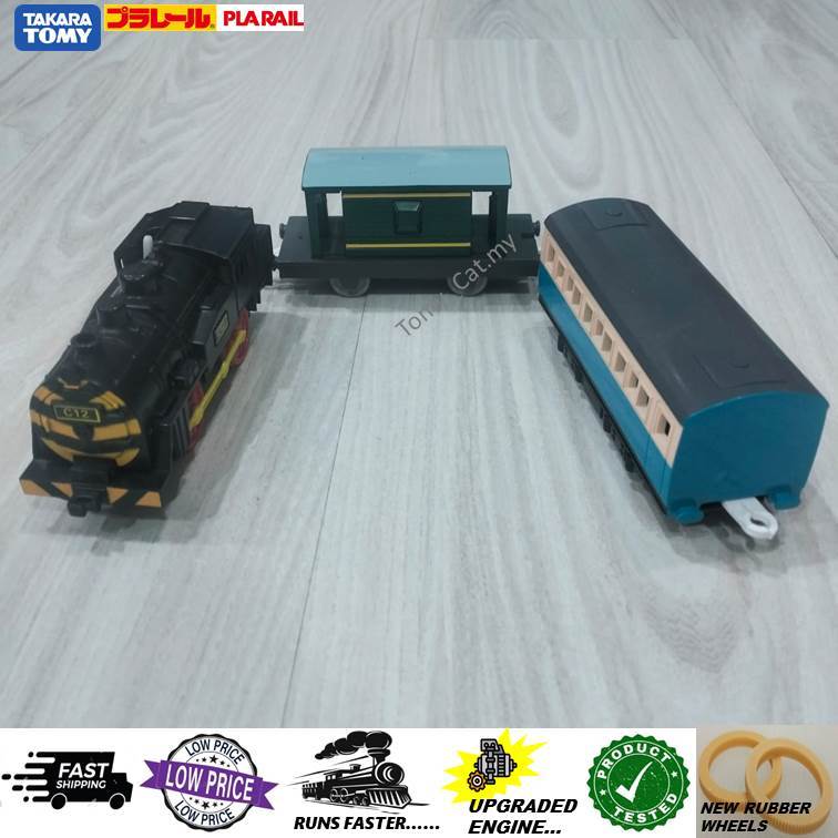 (PRELOVED) Mainan Keretapi Takara Tomy Plarail C12 Steam Locomotive ...