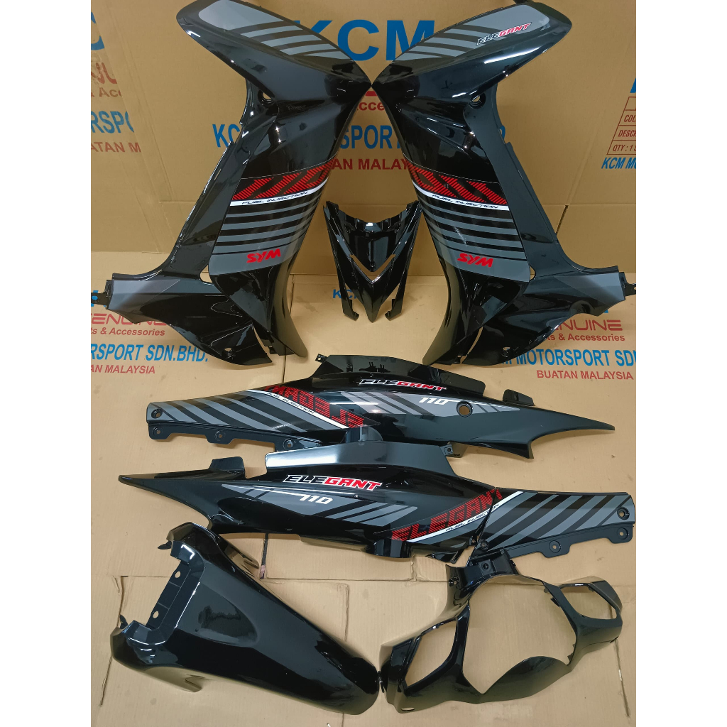 COVERSET SYM E BONUS 110 (2016) DESIGN MERAH PURBA BATMAN EDITION ...