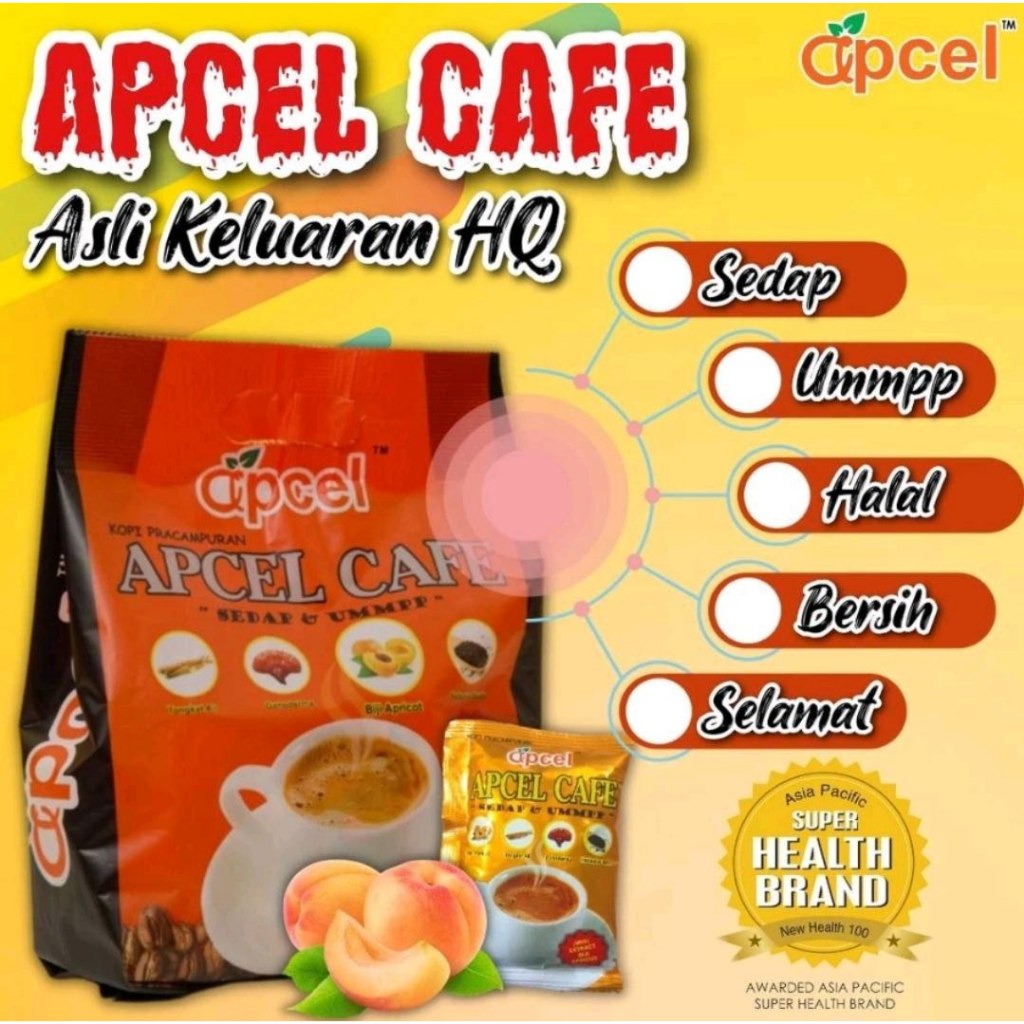 APCEL CAFE 100% ORIGINAL HQ (PAPAN) | Shopee Malaysia