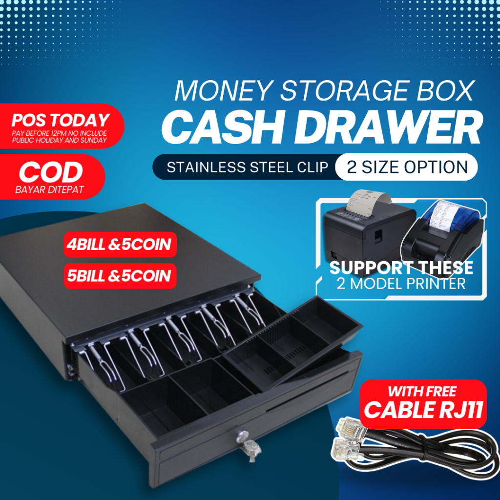 Cash Drawer Box 5Bill&5Coin / 4Bill&5Coin Cash Drawer , Cash Box Money ...