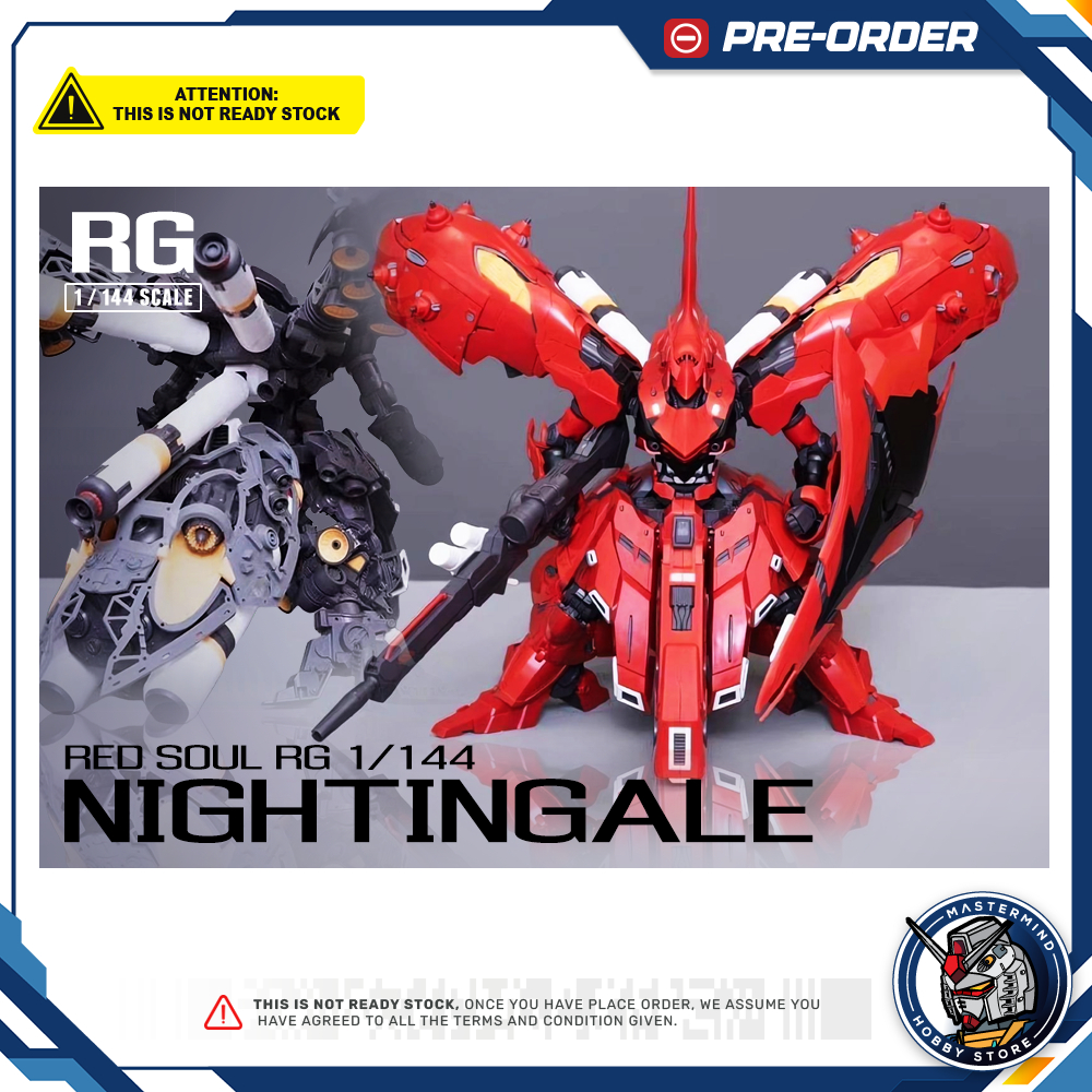 (Ready Stock) RG | Red Soul Toys 1/144 Nightingale [ Night Hawk Spec ...