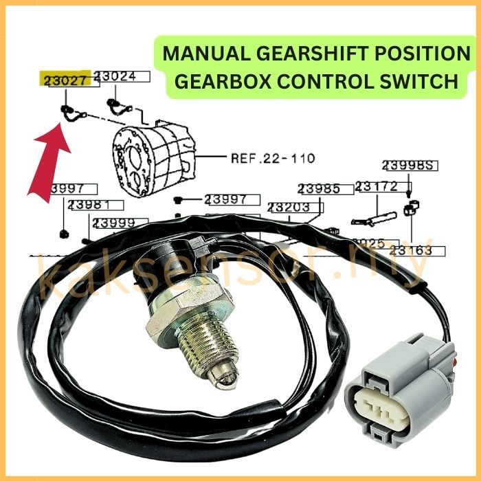 2Pin MITSUBISHI TRITON KA4, L200, Pajero Manual GEAR BOX GEARSHIFT ...