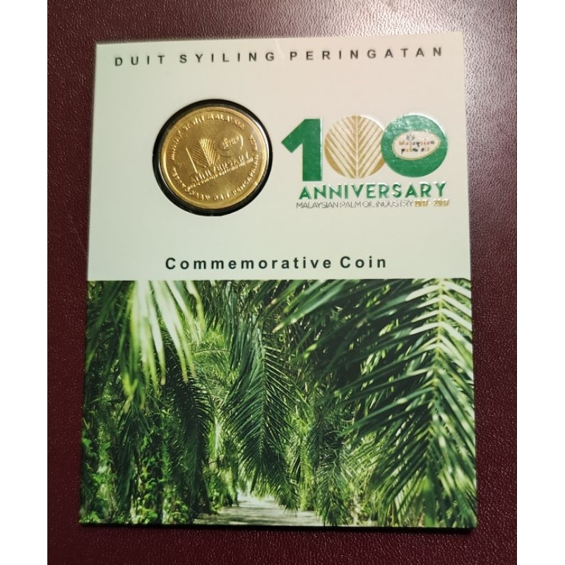 100th anniversary palm oil coin card BU | Shopee Malaysia