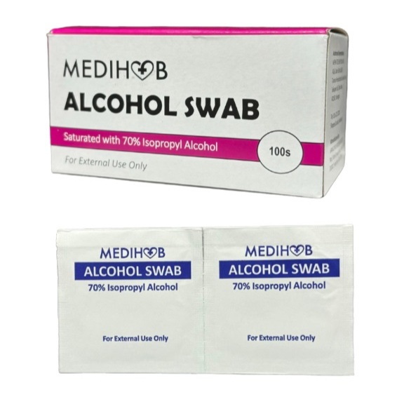 ALCOHOL SWAB - 100s/box | Shopee Malaysia