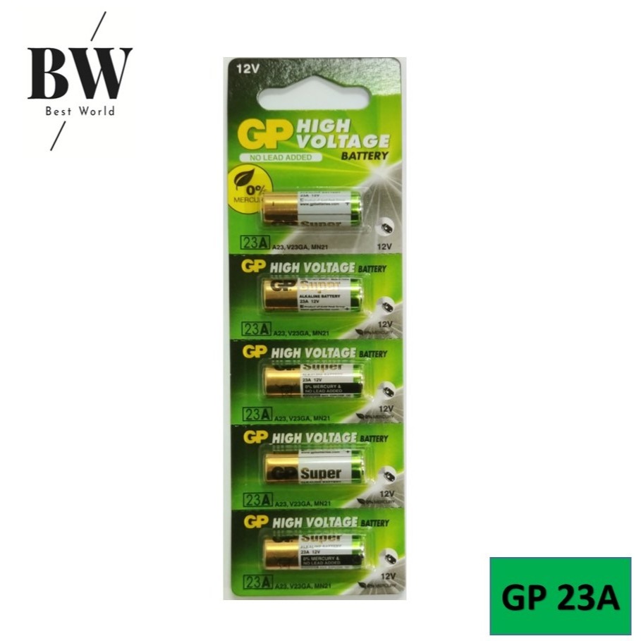 GP 23A 12v Alkaline Battery (5pcs) | Shopee Malaysia