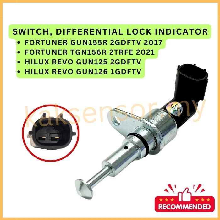 2Pin TOYOTA HILUX REVO GUN12 1GD 2GD, FORTUNER 2GD 2TR 4WD Differential ...