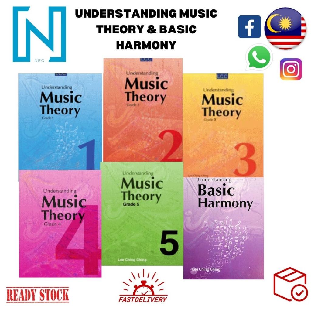 ☆STUDIO LEE CHING CHING☆ UNDERSTANDING MUSIC THEORY GRADE 1/2/3/4/5 AND UNDERSTANDING BASIC ...