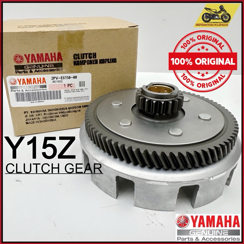 [100% ORI] Y15ZR Y15Z Y15 V1 V2 CLUTCH GEAR PRIMARY DRIVEN GEAR CLUTCH PLATE 2PV 2ND E6150 ...